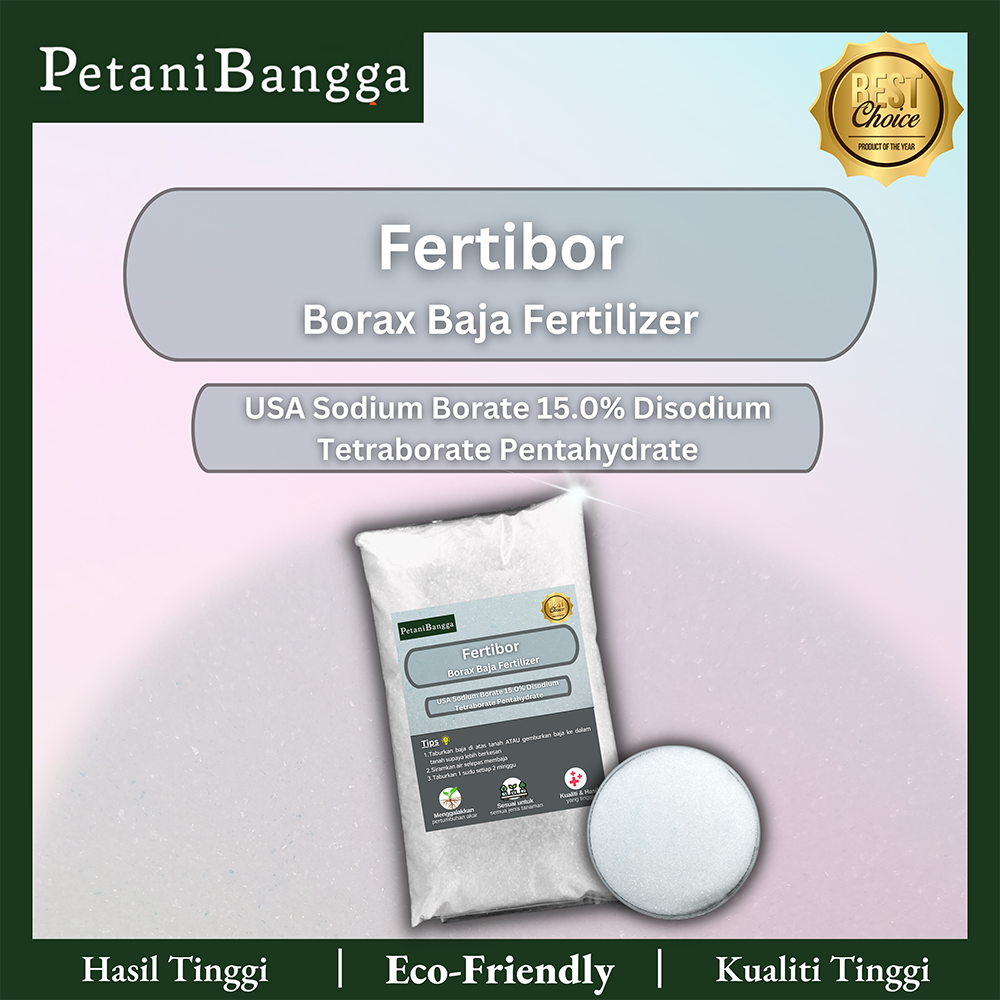 1kg Fertibor USA Sodium Borate 15.0% Disodium Tetraborate Pentahydrate ...