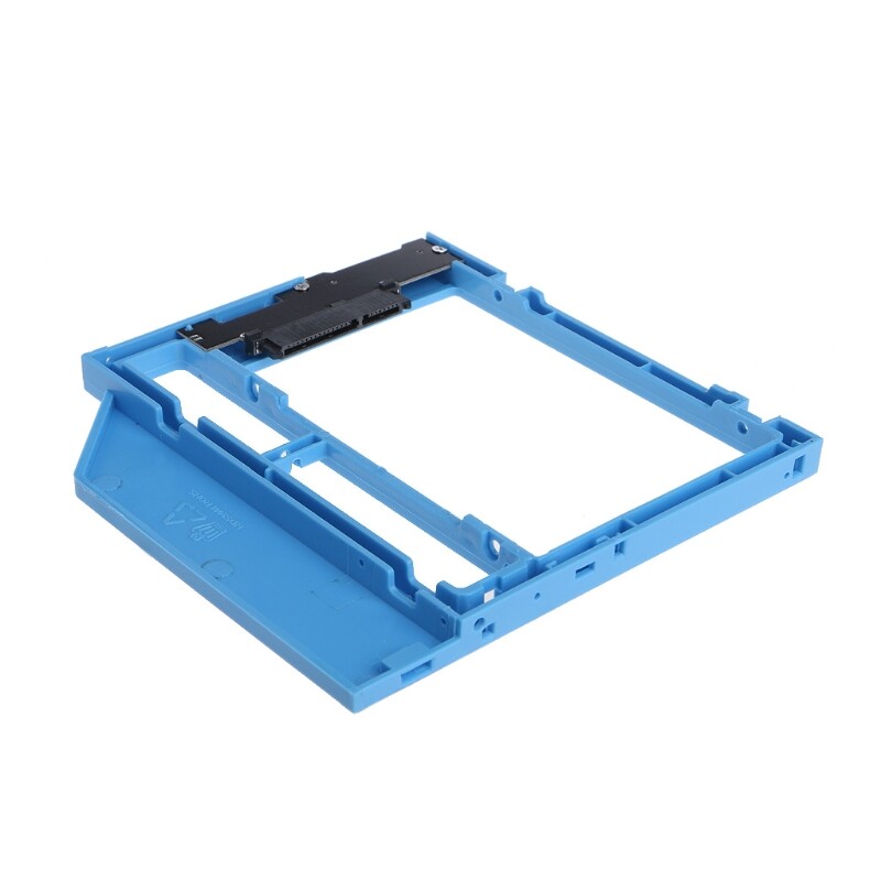 Caddy HDD ที่สอง2nd SATA To SATA 2.5 ฮาร์ดดิสก์ SSD 9.0มม.Enclosure ...