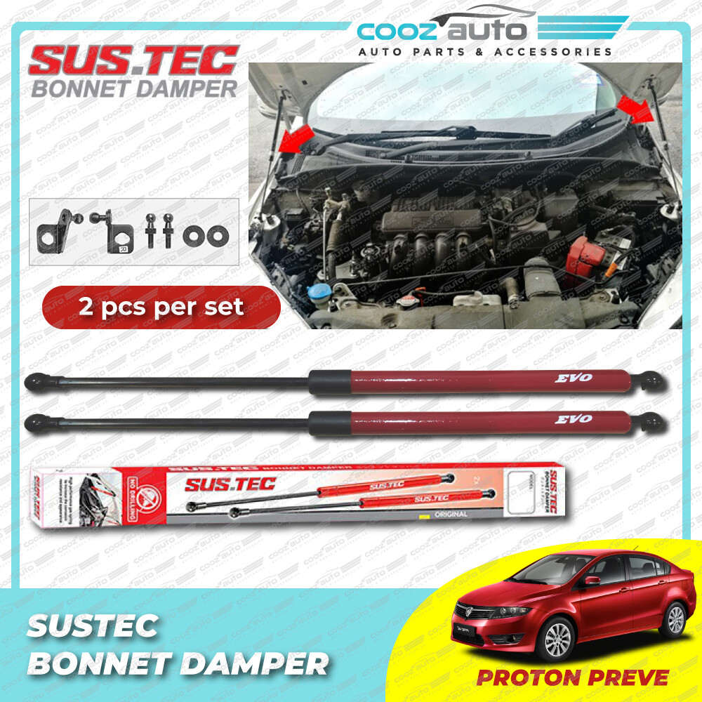 Proton Preve Suprima S Sustec Front Hood Damper Bonnet Gas Lifter TWIN ...