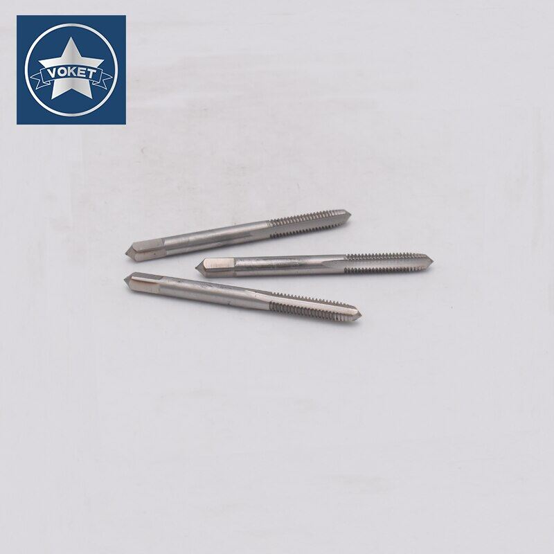 VOKET HSSE BA Tap มาตรฐานตรง Groove Thread Taps สกรู Hand Tap 1BA 2BA ...