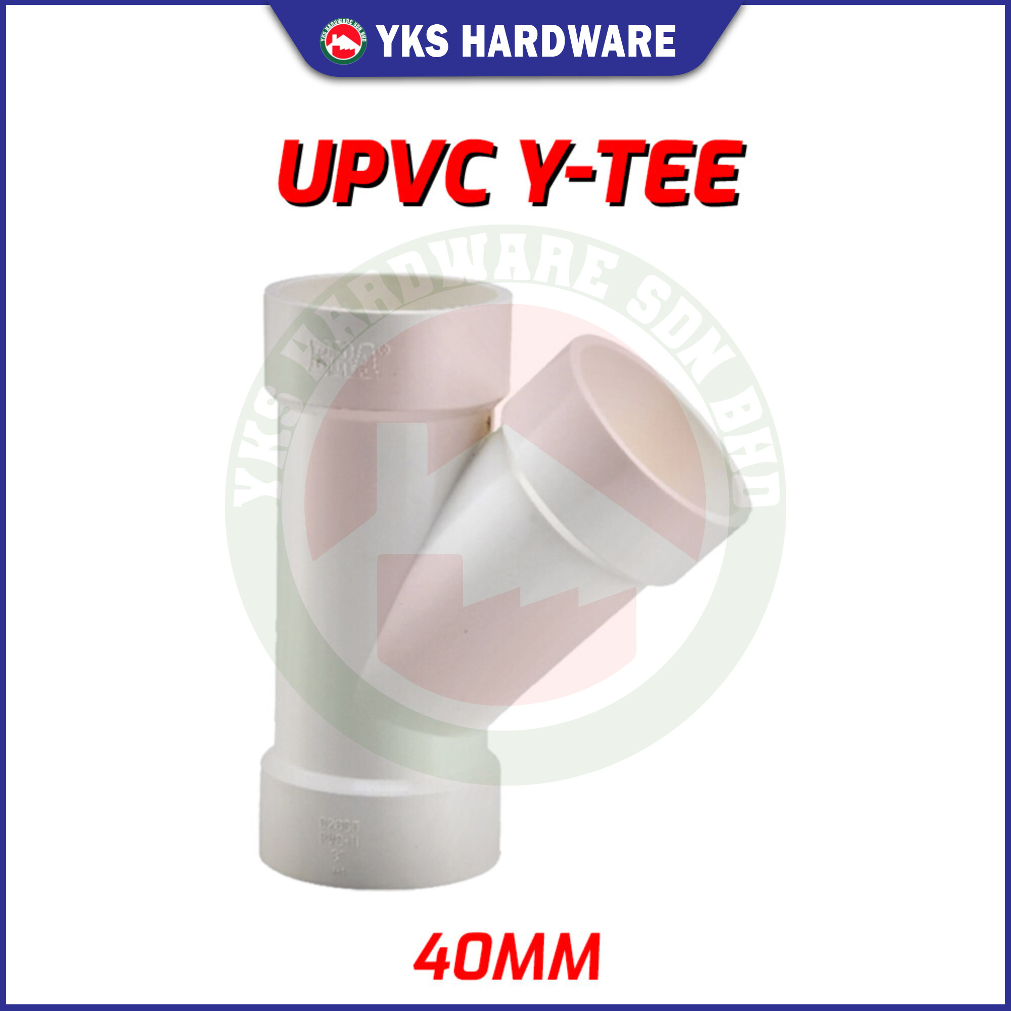 UPVC Y TEE - Pipe & Fittings System | Lazada