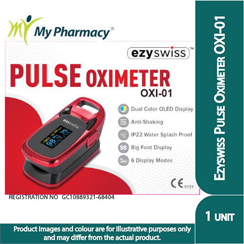EZYSWISS PULSE OXIMETER (OXI-01) 1S (1 YEAR WARANTY) | Lazada