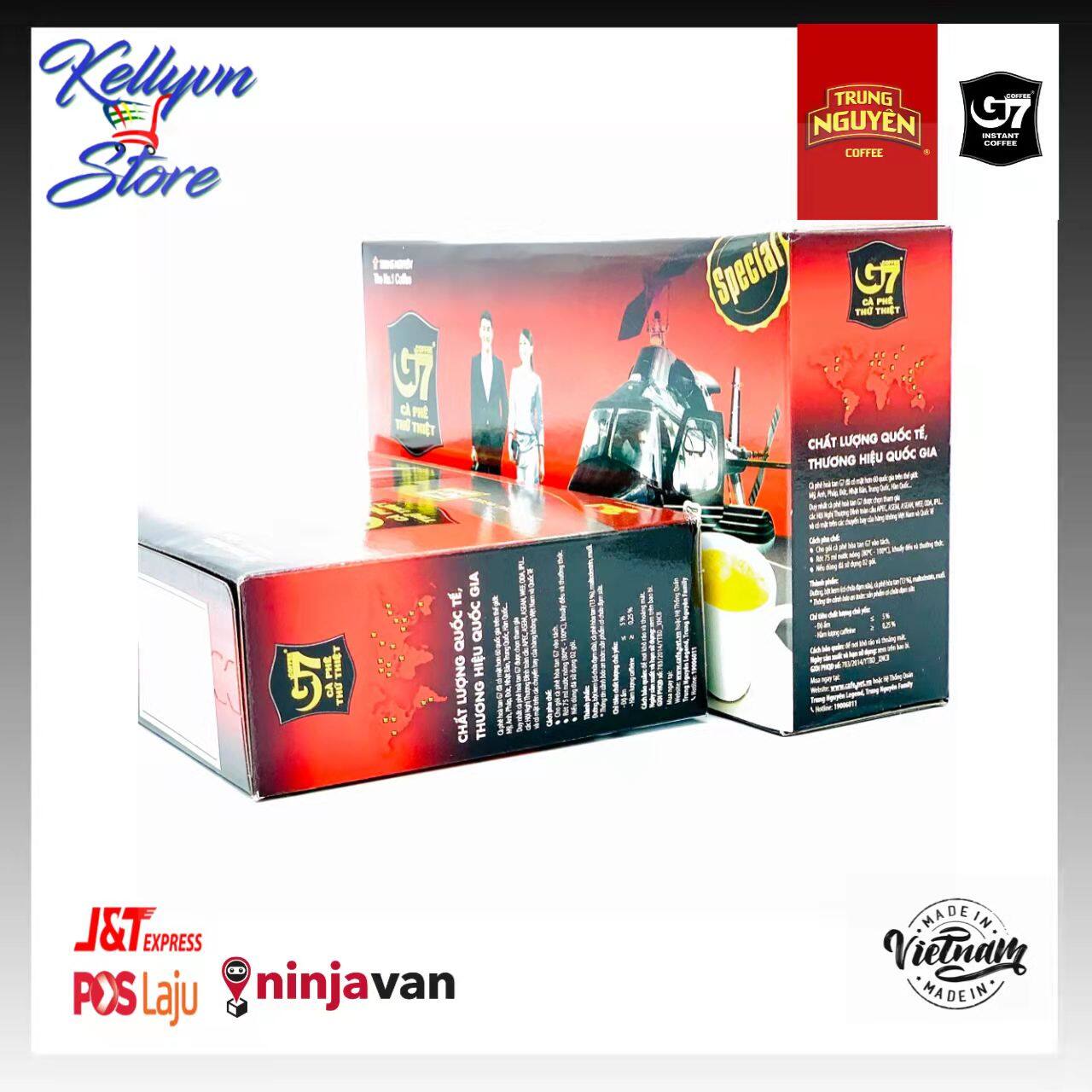 [Halal] Trung Nguyen G7 Vietnamese Instant Coffee 3 in 1 / 2 in 1 Black ...