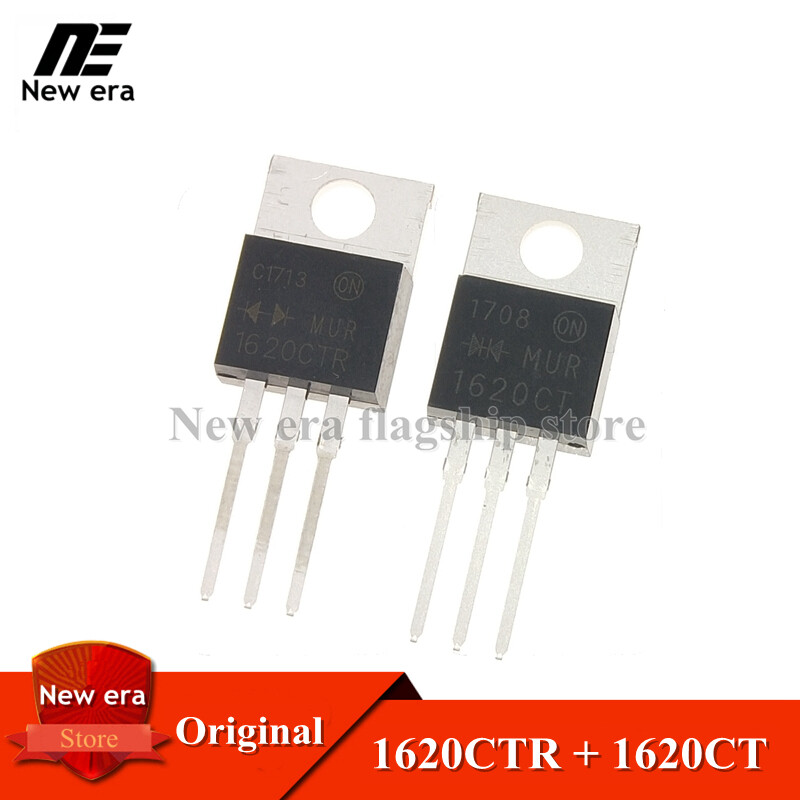 MUR1620CTR MUR1620CT TO-220 (5ชิ้น1620CTR + 5ชิ้น1620CT) TO220ไดโอดกู้ ...