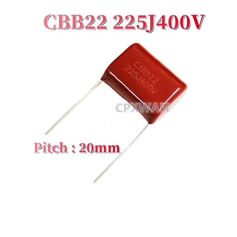 10pcs CBB Capacitor CBB22 225J 400V 2.2uF CBB21 225J400V 400V225J ...