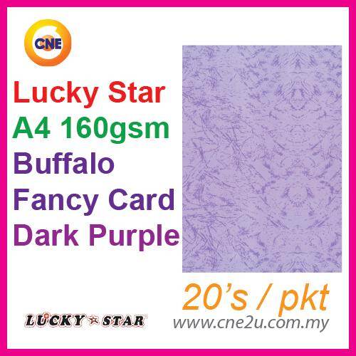 Lucky Star A4 160gsm Buffalo Fancy Card (20's/pkt) | Lazada