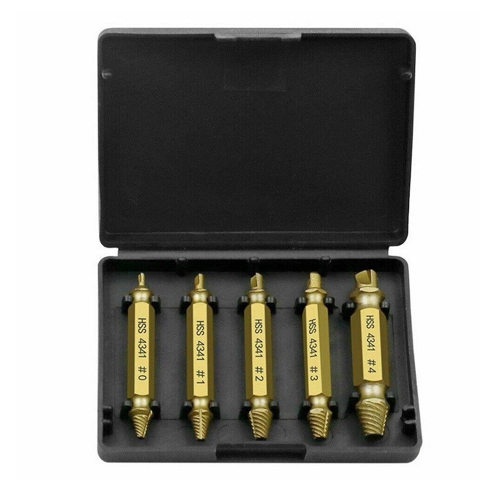 Heavy Duty Broken Bolt Extractor Drill Bits Easy Out Stud Reverse For ...