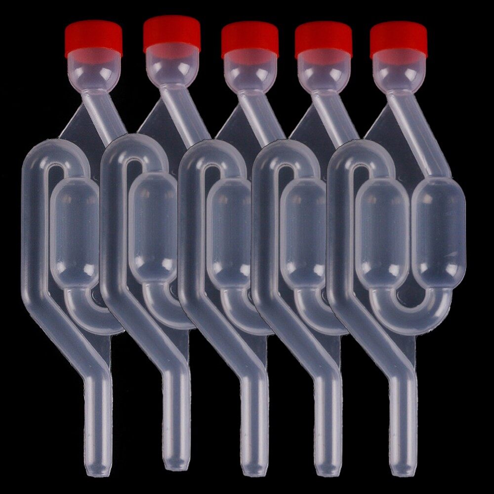 Hourser 5Pcs Vent Air Lock Exhaust One-way Home Brew Fermentation ...