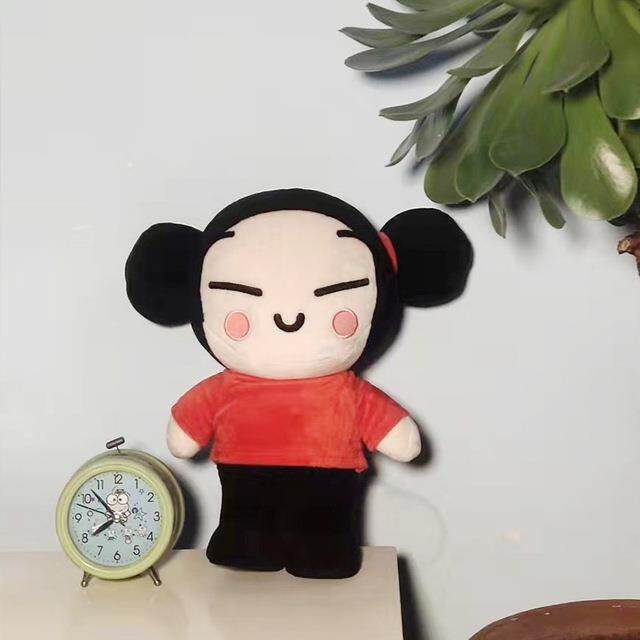 น่ารัก Pucca และ Garu Plush ของเล่นการ์ตูนจีนตุ๊กตาตุ๊กตารูปหมอนนอนงาน ...