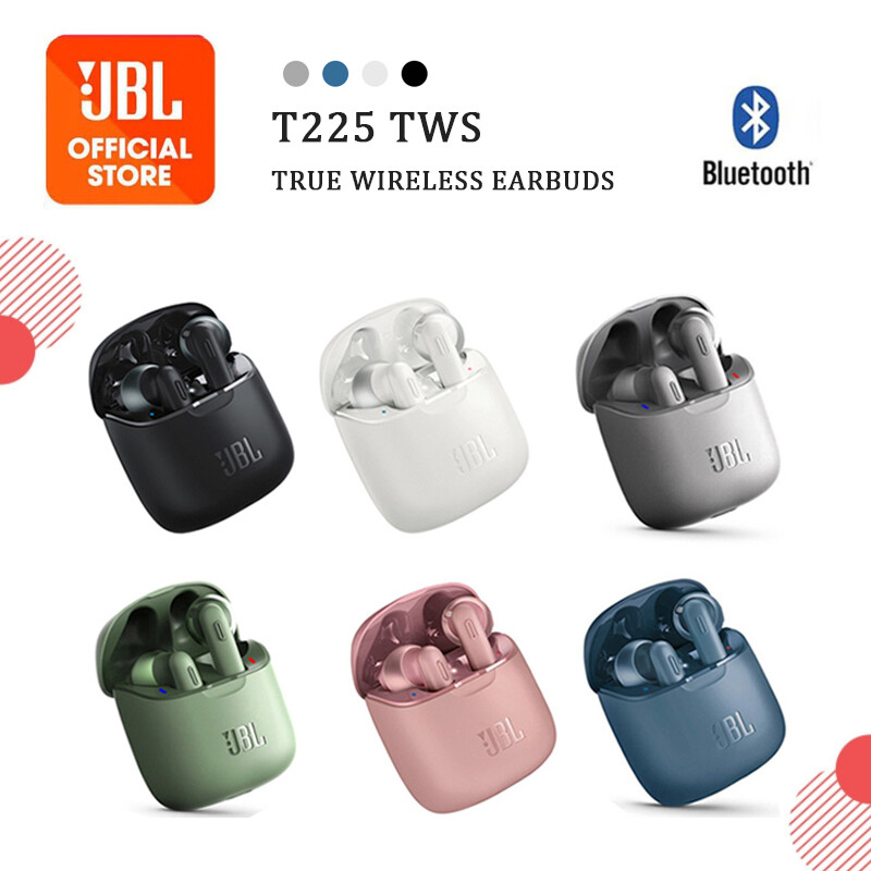 ต้นฉบับJBL Tune T225 TWS หูฟังบลูทูธ V5.0 หูฟังไร้สายหูฟังชนิดใส่ในหู ...