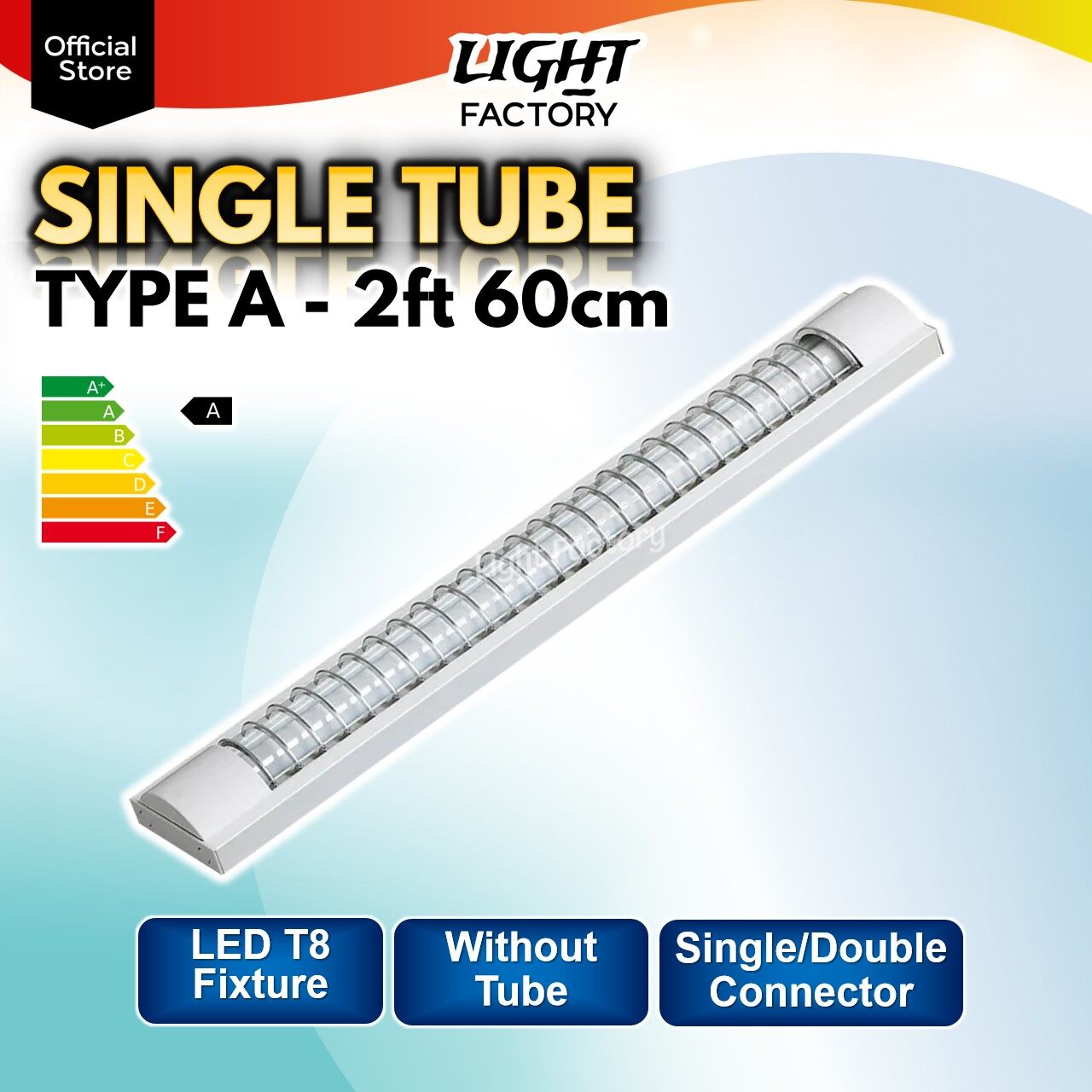 LED T8 Louver Fitting T8 Fitting Single Circuit Double Circuit Frosted ...