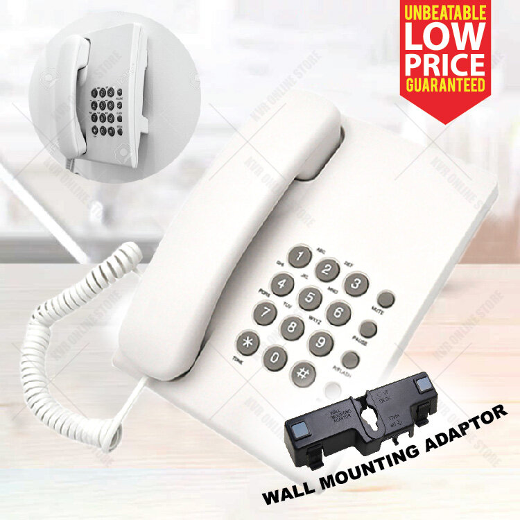 Corded Telephone for Home Office Single Line Wall Mountable Phone ...