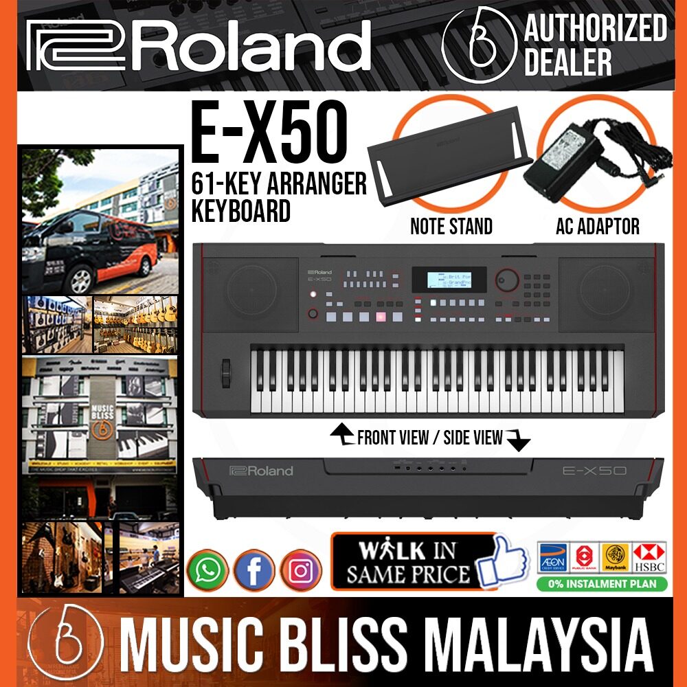 Roland E-X50 61-Key Arranger Keyboard (EX50) | Lazada