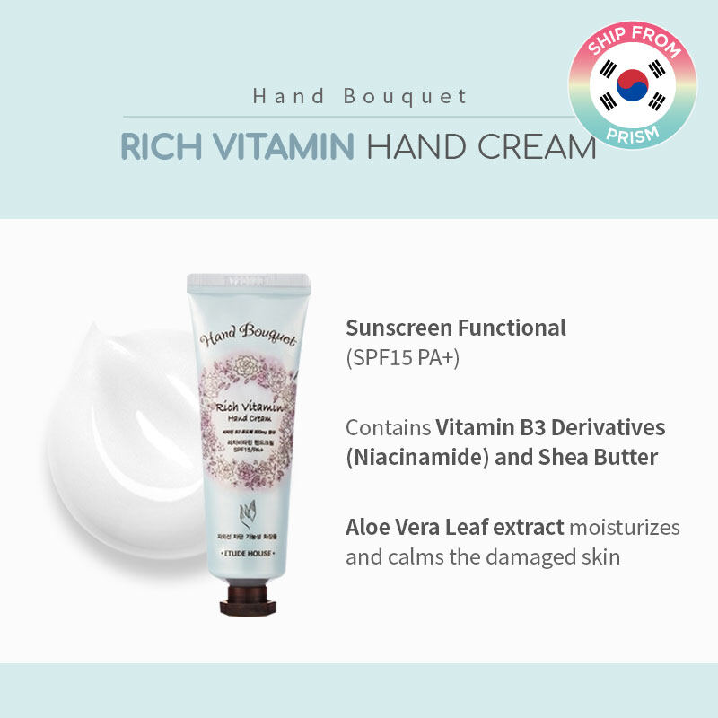 Etude House Hand Bouquet Rich Vitamin Hand Cream / แฮนด์ บูเก้ ริช ...