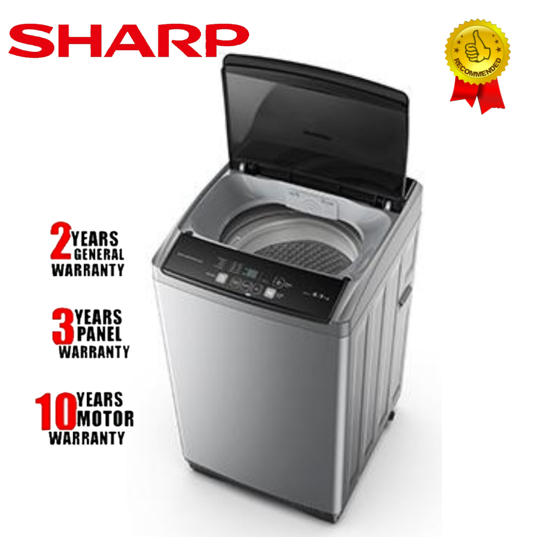 Sharp 8.5kg Fully Auto Washing Machine ES821X | Lazada