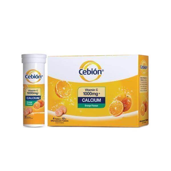 Vitamin supplements Cebion Vitamin C 1000mg CALCIUM Effervescent Orange ...
