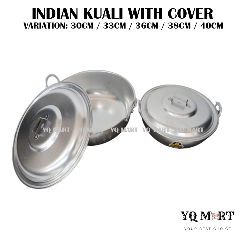 Indian Wok Kuali With Cover/Kuali India Dengan Penutup | Lazada