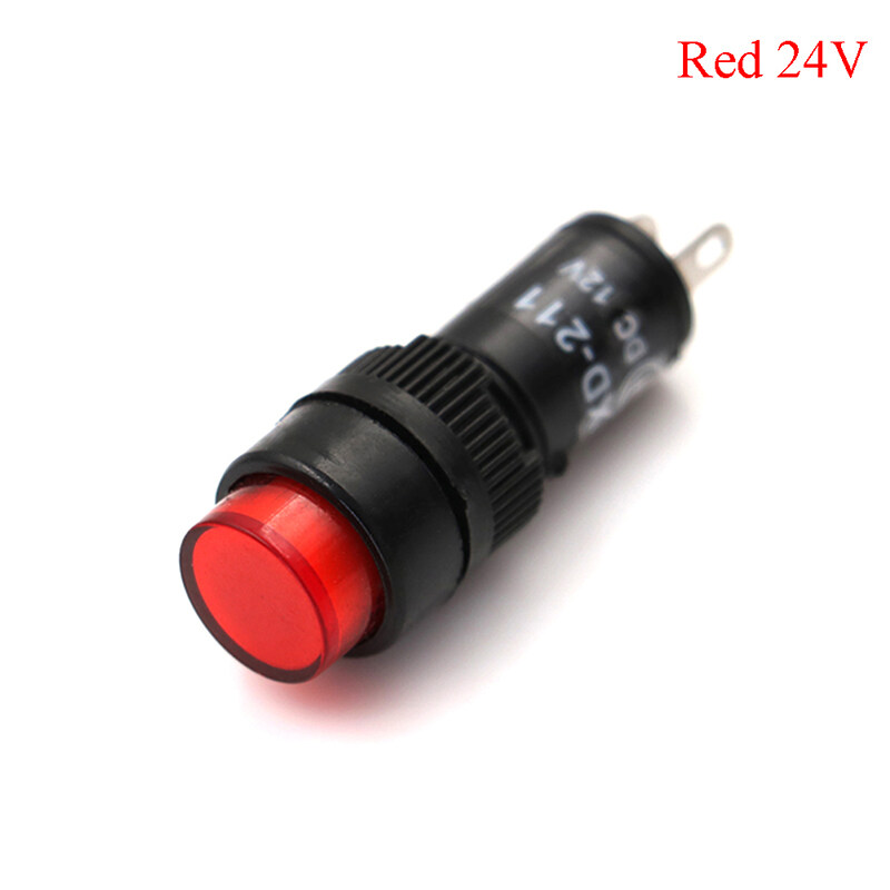 LED pilot panel indicator signal warning light lamp AC/DC 10mm ...