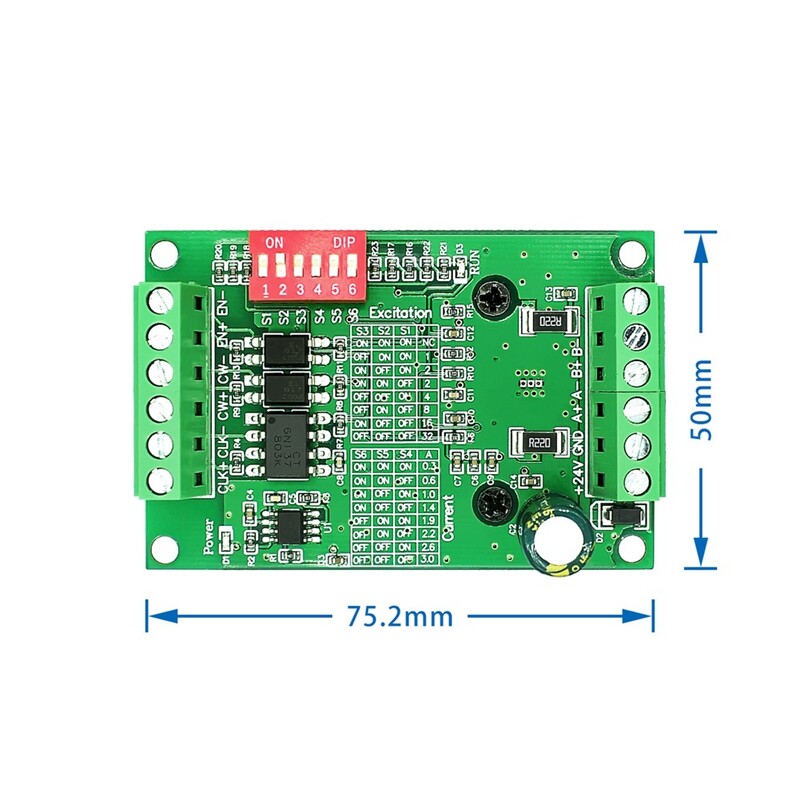 TB6560 3A Stepper Motor Driver CNC Stepper Motor Board Single Axis ...