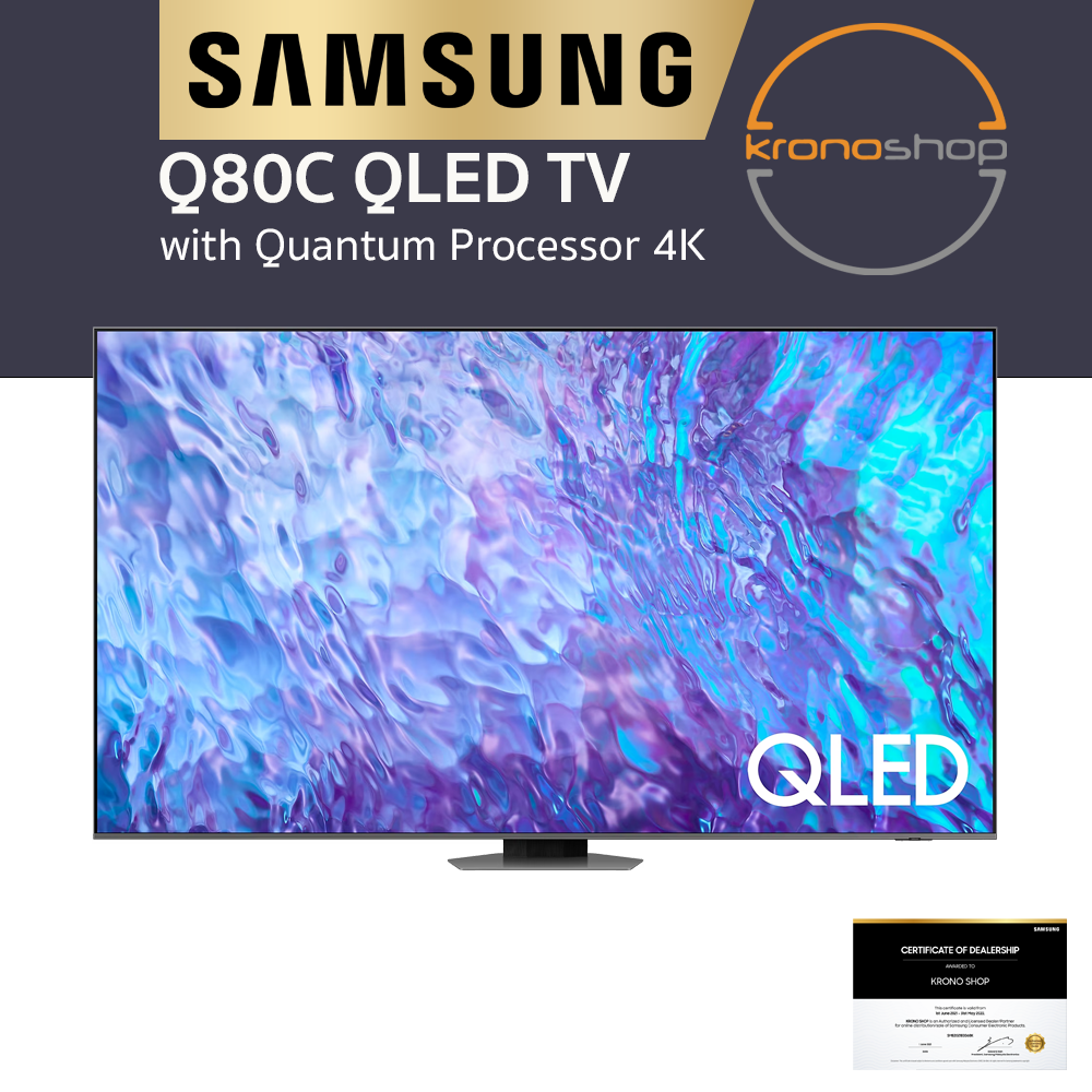 [2023 NEW] SAMSUNG 98 Inch Q80C QLED 4K Smart TV With Quantum Processor 4K QA98Q80CA QA98Q80CAK ...