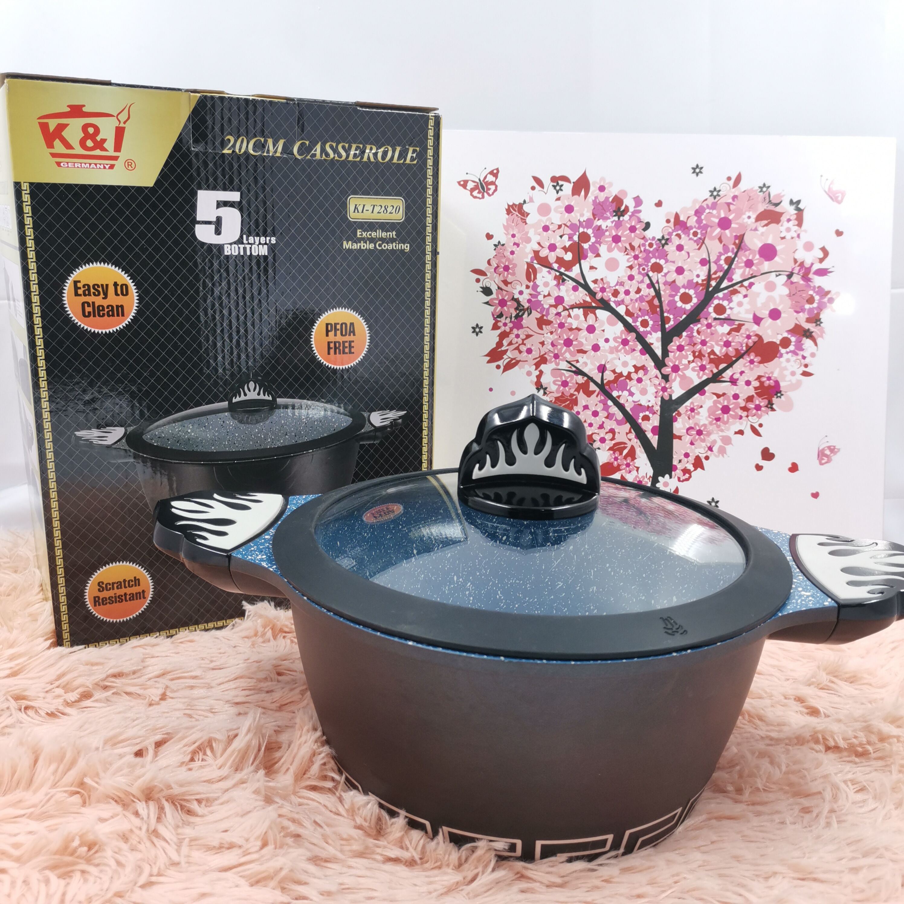 🌹READY STOCK🌹 K&I GERMANY COOKWARE SET VERSOCE (LOOSE UNIT) MARBLE ...