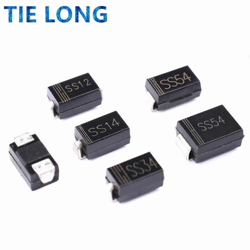100ชิ้น SMA 1N5819 Do 214ac SS14 SS12 SS16 SS24 SS34 SS36 SS56 SS110 SS210 SS310 M1 M4 M7 SS54 ...