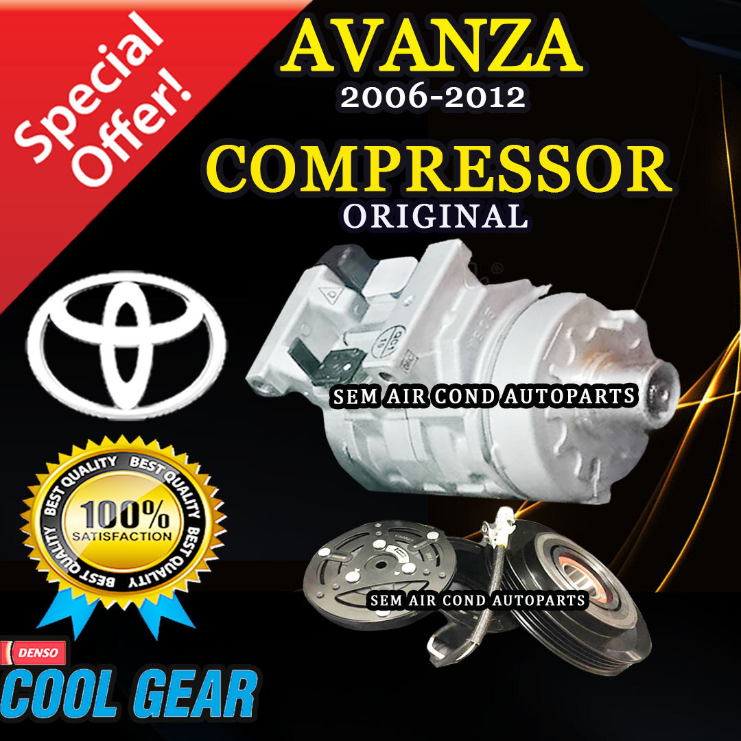 TOYOTA AVANZA 2006-2012 YEAR OLD MODEL ORIGINAL COOL GEAR 10S11C ...