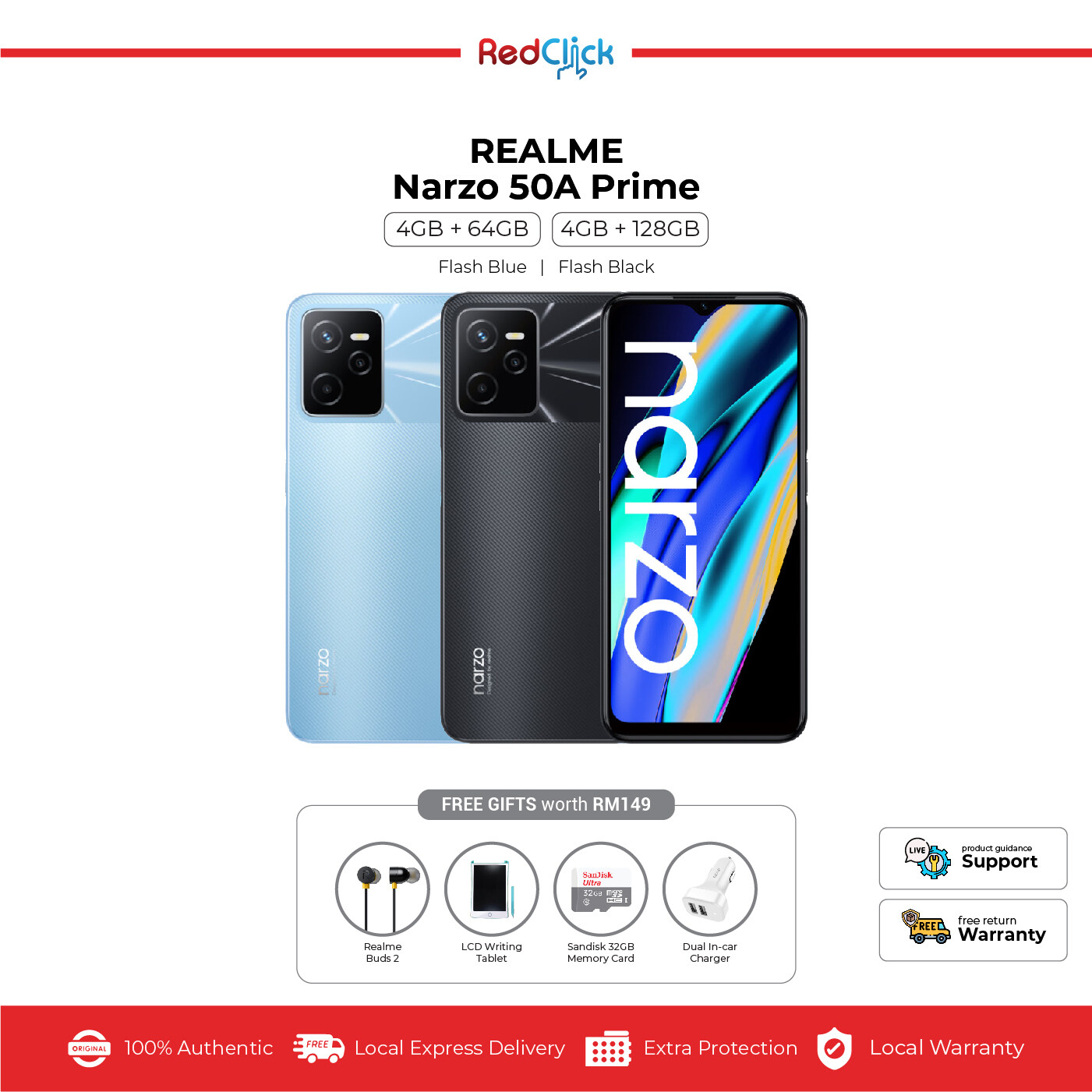 realme Narzo 50i Prime Price in Malaysia & Specs - RM429 | TechNave