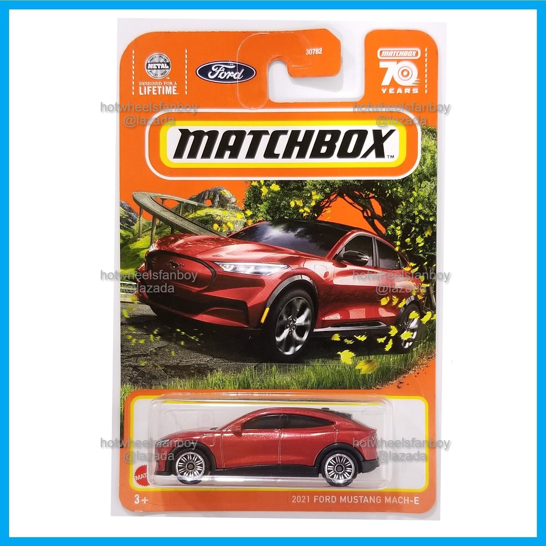 Matchbox 2021 Ford Mustang Mach-E MBX 2022 Red Compact Electric ...