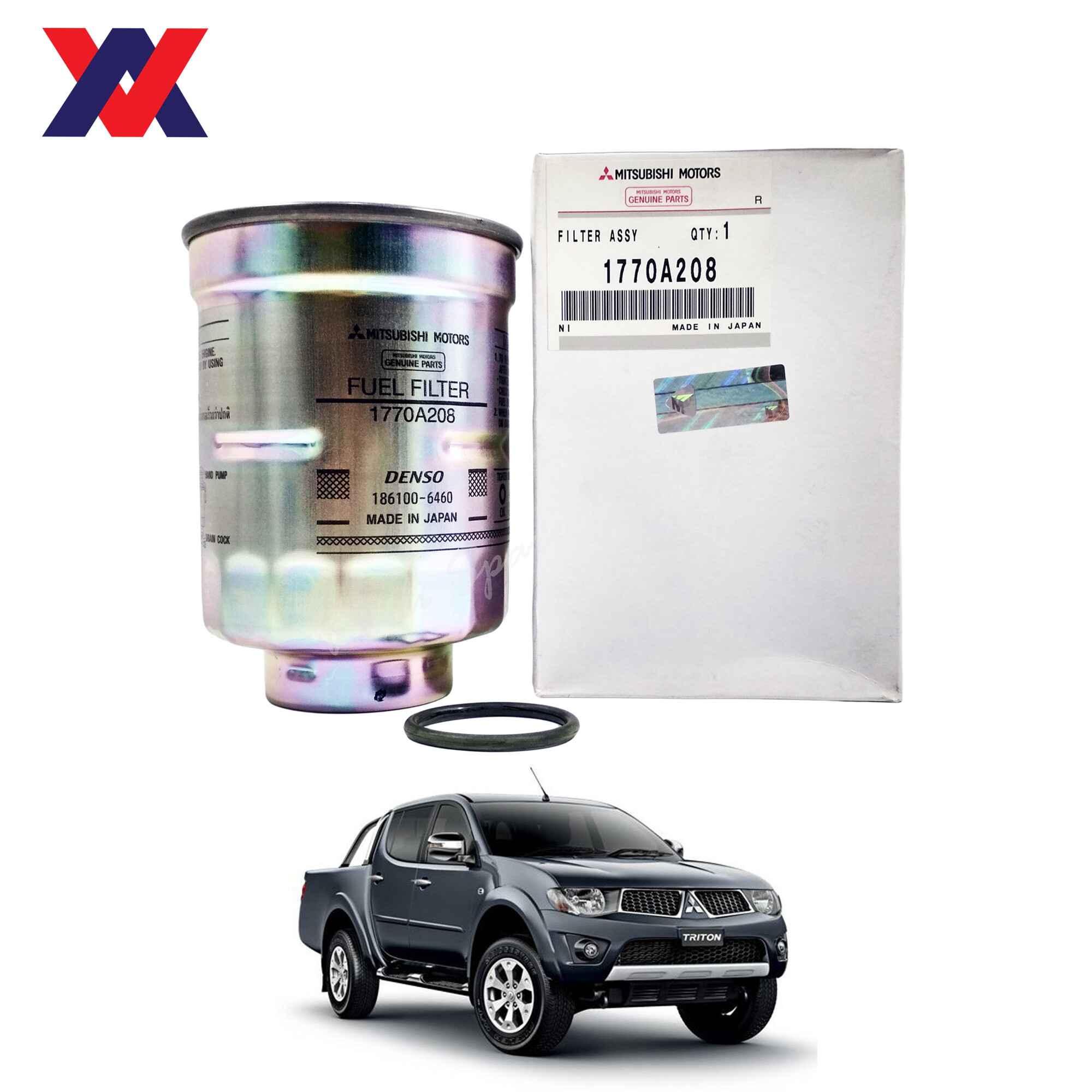 Mitsubishi Genuine Diesel Fuel Filter (Silver Type) for Mitsubishi ...