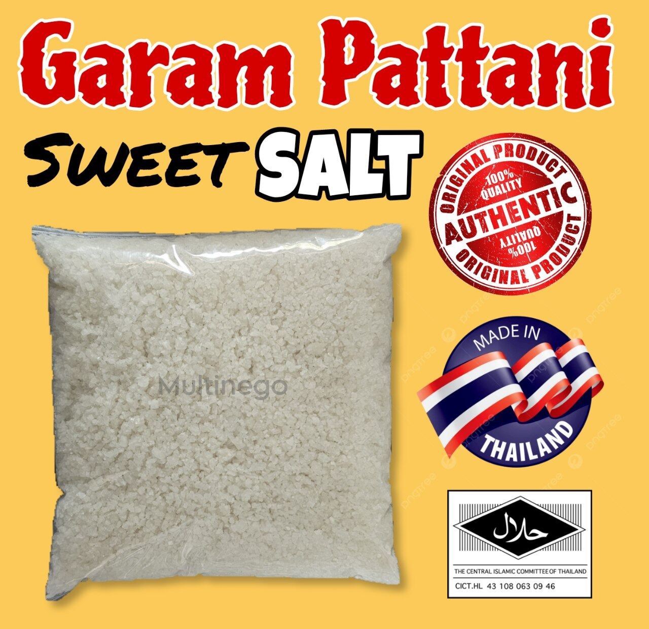 GARAM KASAR ORIGINAL PATTANI / PATTANI SWEET SALT / GARAM PATTANI 1KG | Lazada