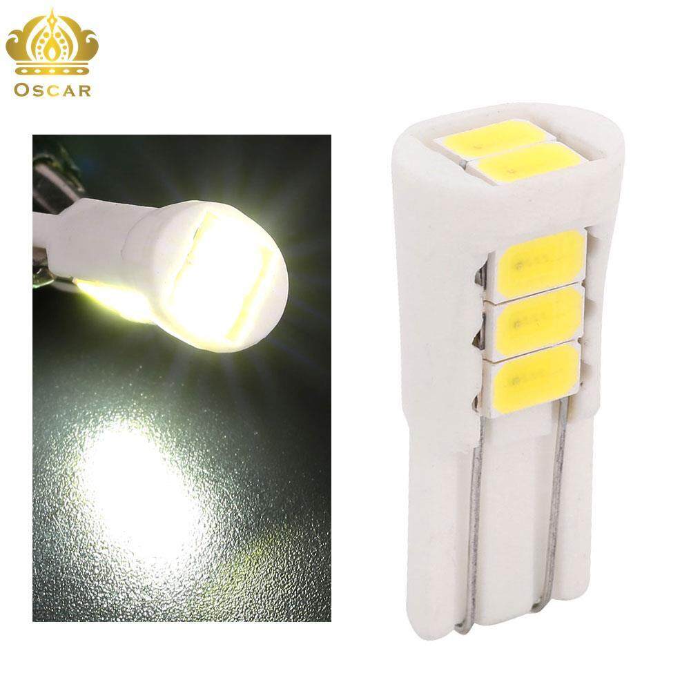 T10 5050 8SMD LED DC12V เซรามิครถอัตโนมัติไฟแผงหน้าปัดสีขาว - Oscar Store - ThaiPick