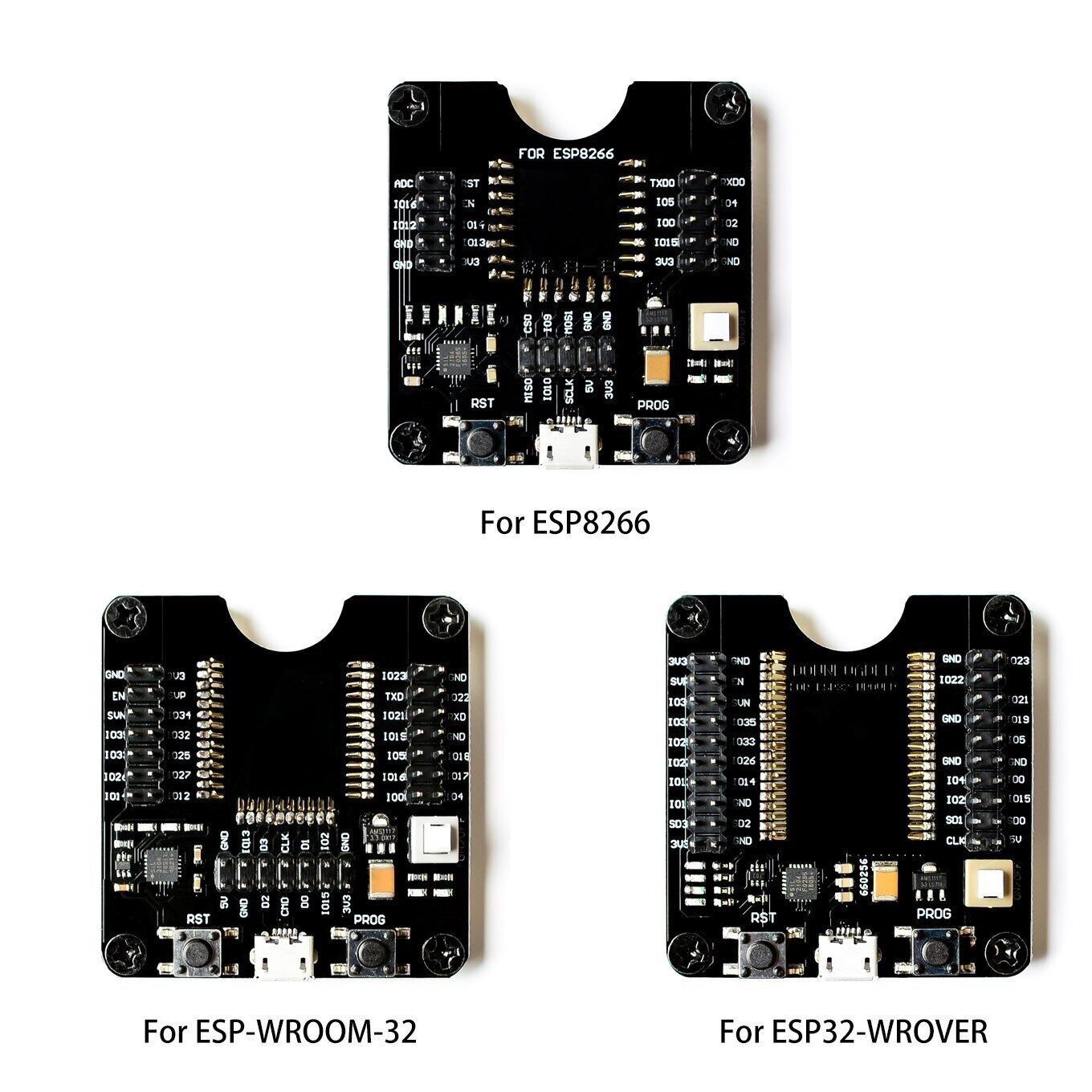 ESP8266 ESP-WROOM-32 ESP32-WROVER การพัฒนาบอร์ด Programmer ซ็อกเก็ต ...