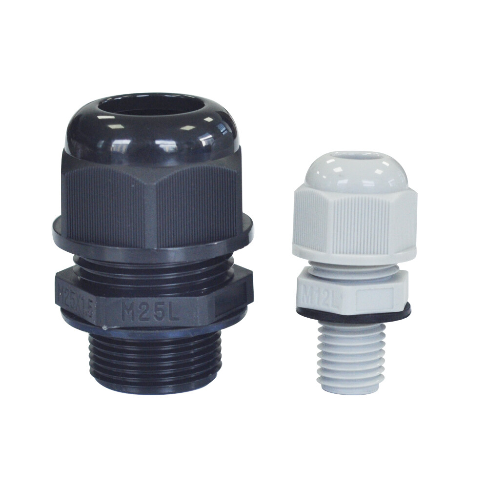 Metric and PG long thread nylon cable gland connector IP68 waterproof ...