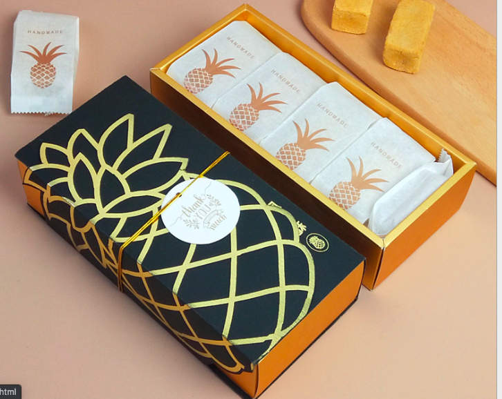 PINEAPPLE TART PACKAGING GIFT BOX ( 2 PCS ) | Lazada