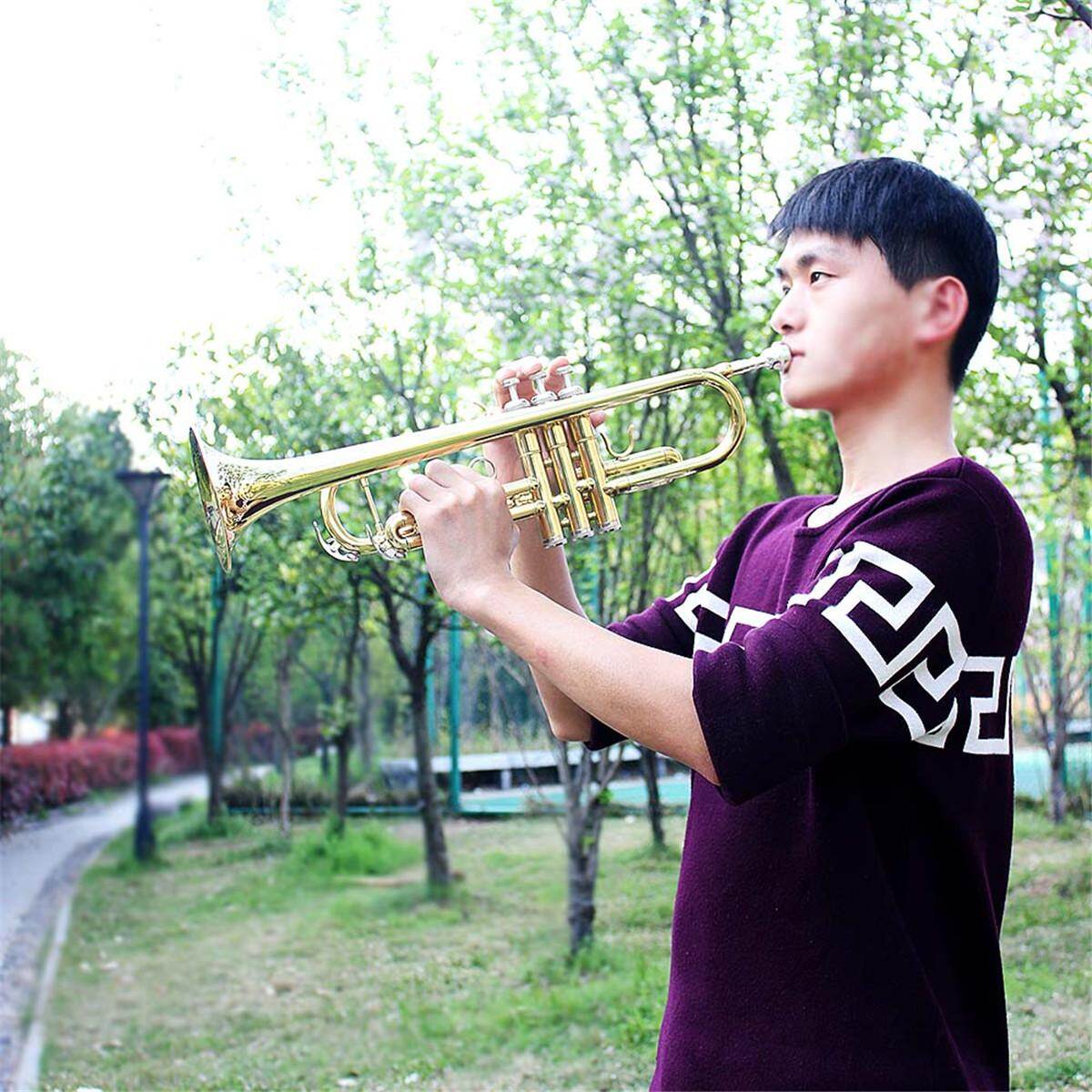 SLADE Professional Classic Bb tone Brasswind Gold Color Brass Bb ...