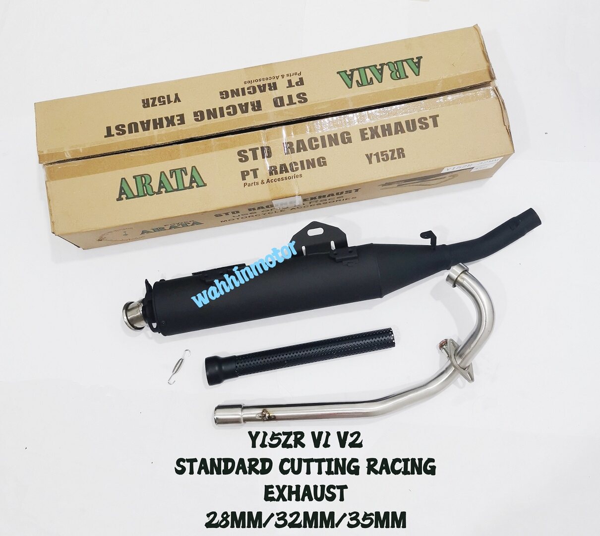 [ ARATA ] YAMAHA Y15ZR V1 V2 Y-SUKU Y15 STANDARD CUTTING RACING EXHAUST PAIP 28MM 32MM 35MM ...