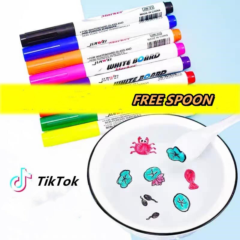 FREE SPOON Floating Pen Float Pen Float Ink Pen Terapung Pen Dakwat ...