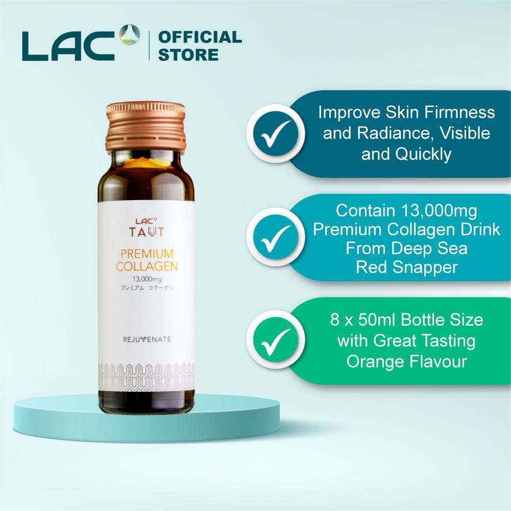 [Expiry Dec 2024] LAC Taut Premium Collagen Rejuvenate (50ml x 8 ...