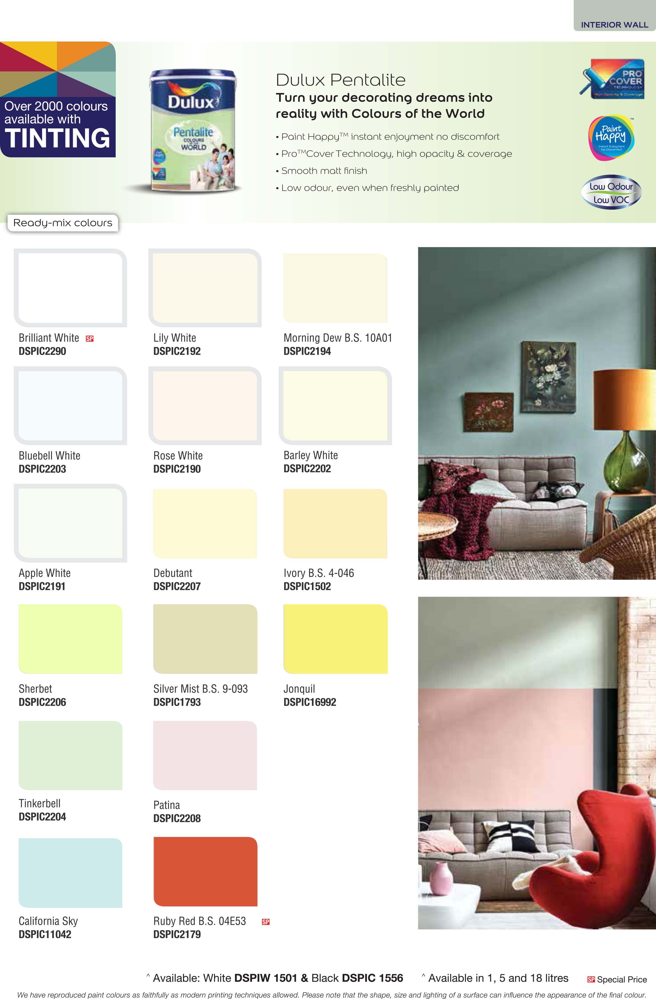 Dulux Interior Wall Pentalite | Lazada