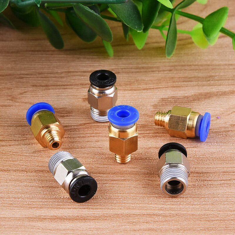 Teflon Tube Ptfe Blue Tubing(1.5 Meters) With 3 Pieces Pc4-M6 Fittings ...