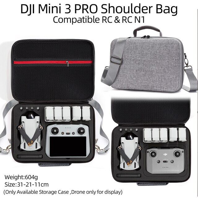 Portable Box Case For DJI MINI 3 PRO Storage Box Suitcase Carrying Case For DJI Mini 3 Pro ...