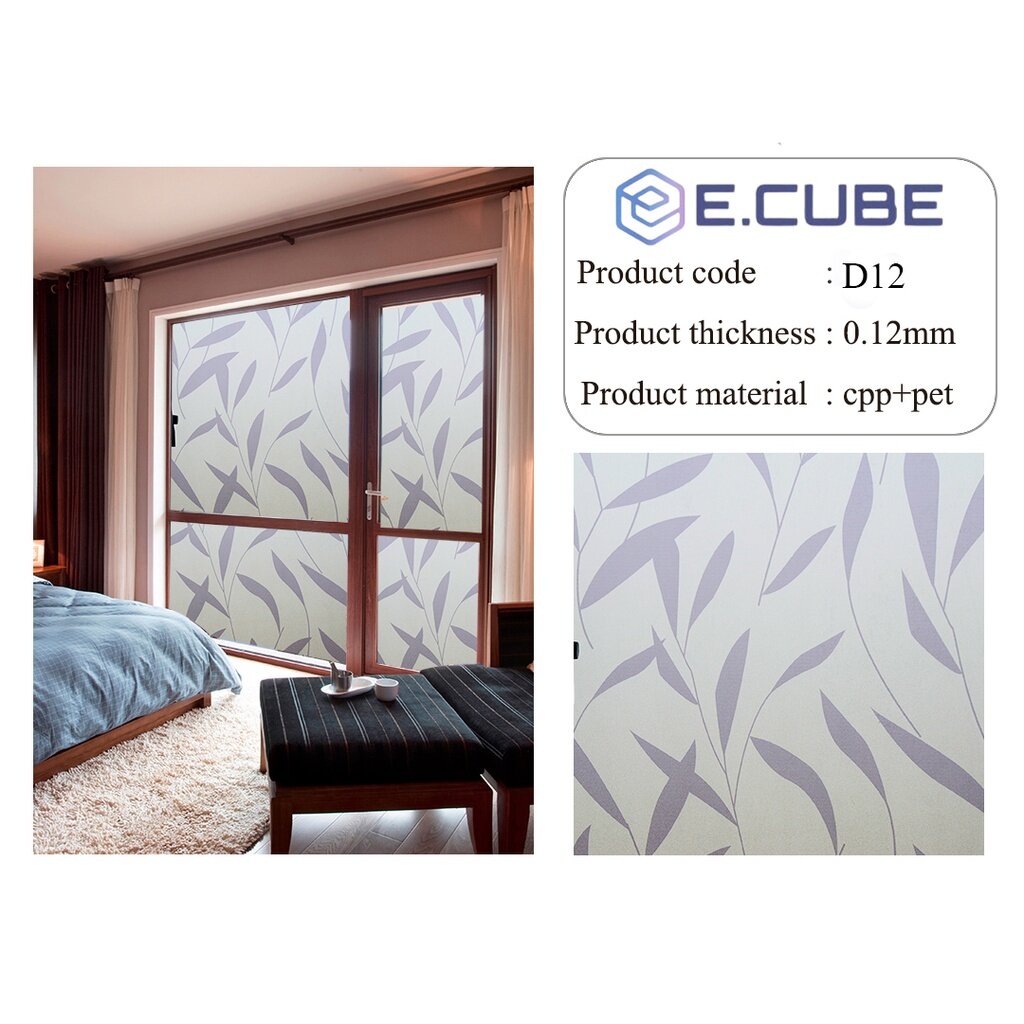 90cm x 1m/2m/3m/5m Frosted Glass Sticker Window Sticker Privacy Window ...