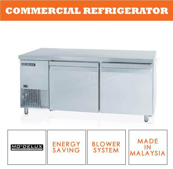 MODELUX 2 Door Under Counter Freezer Commercial Refrigerator Fridge ...