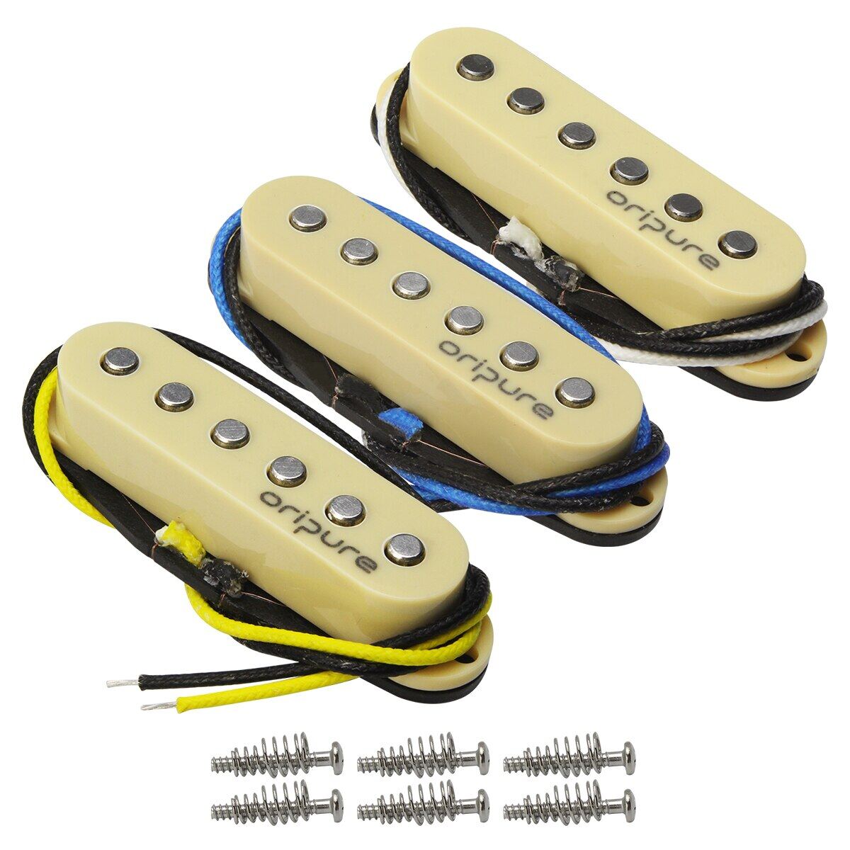 Vintage Flat-Pole Alnico 5 Single Coil กีตาร์ Pickup TFF566 ...