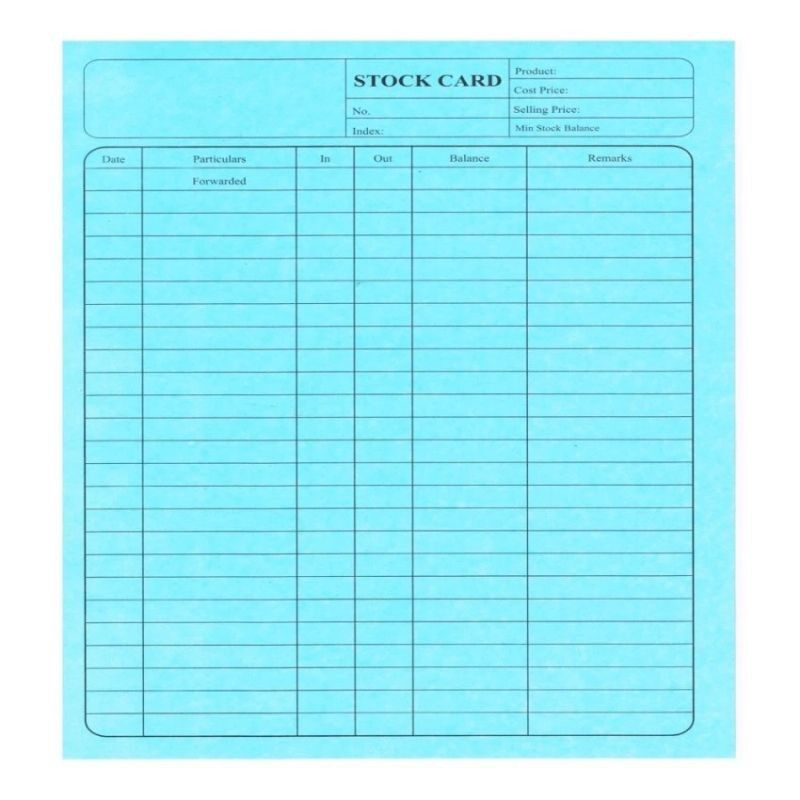 Stock Card 7"X10" 20pcs/pack | Lazada