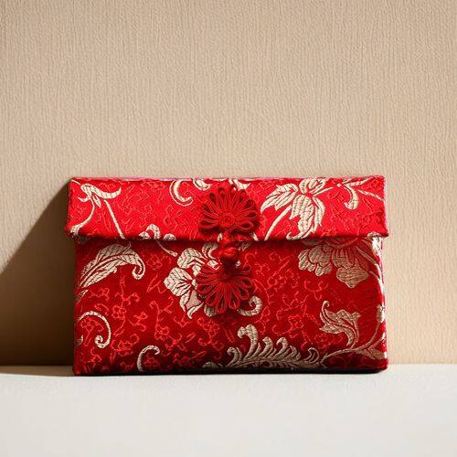 Embroidery Fabric Red Envelope for Chinese New Year and Wedding ...