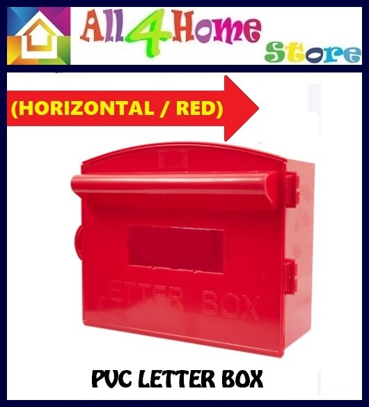 PVC Plastic Letter Box Red Letter Box / Peti Surat Plastik / PVC LETTER ...