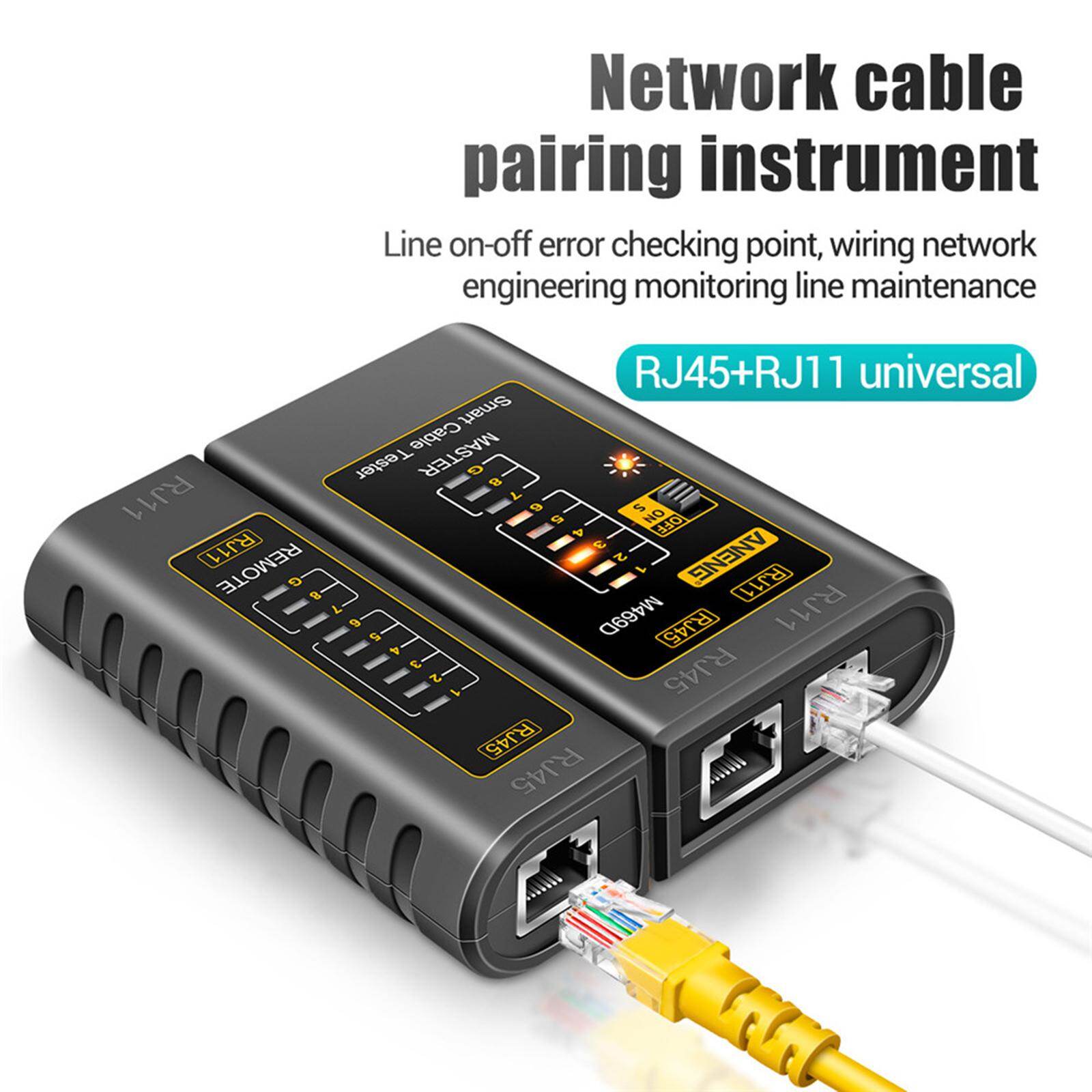 ZYSUN Network LAN Cable Tester Cat 5 5E 6 Ethernet UTP Ethernet Tool ZYSUN Network LAN Cable Tester Cat 5 5E 6 Ethernet UTP Ethernet Tool