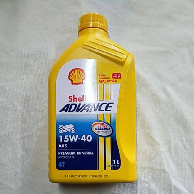 Shell Advance 4T AX5 15W-40 | Lazada